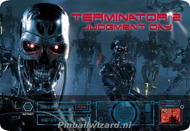 Terminator 2 Pinball Translite Replacement